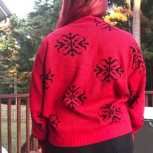 Rose | Sweaters | Vintage Rose Red Poinsettia Sweater | Poshmark